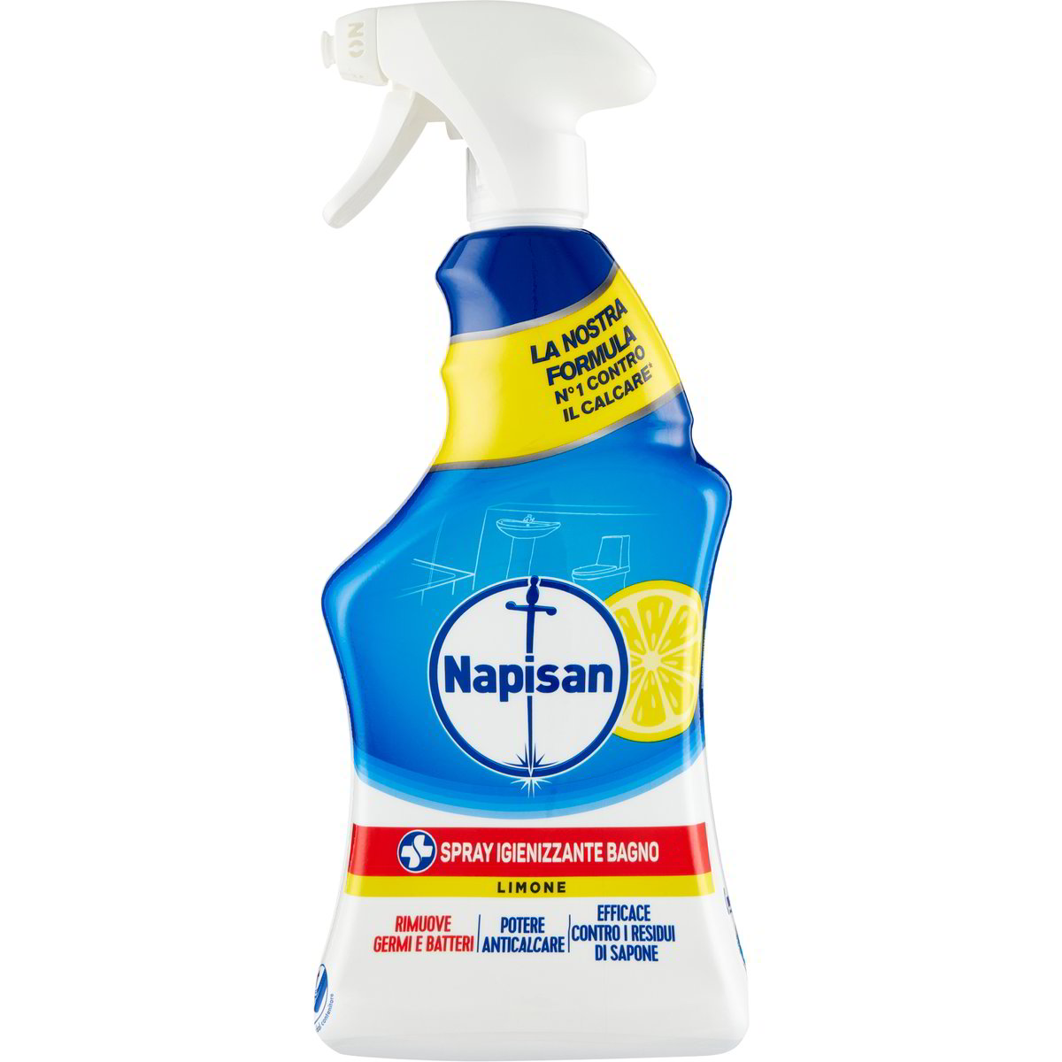 Detersivo spray igienizzante bagno limone e menta NAPISAN 750 ML - Coop ...