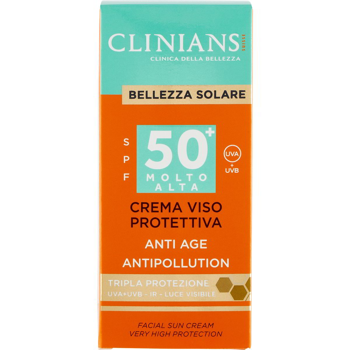 Solare crema viso protettiva anti age spf 50+ CLINIANS 50 ML - Coop Shop