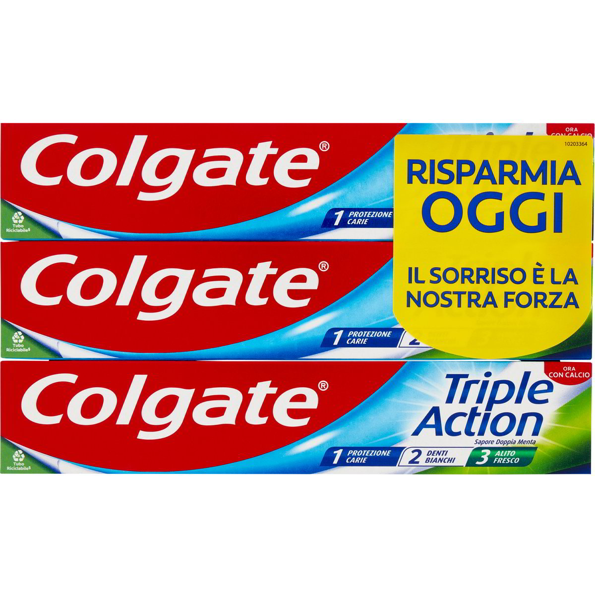 Dentifricio triple action x3 COLGATE 3 X 75 ML - Coop Shop
