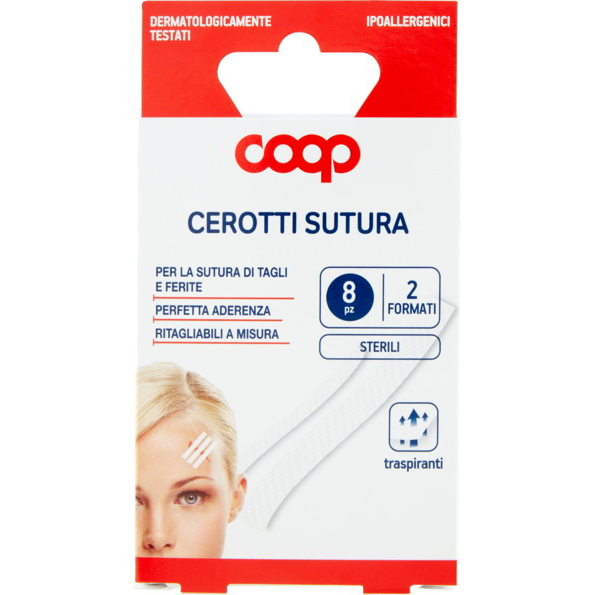 Cerotti sutura 2 formati x8 COOP 1 PZ - Coop Shop