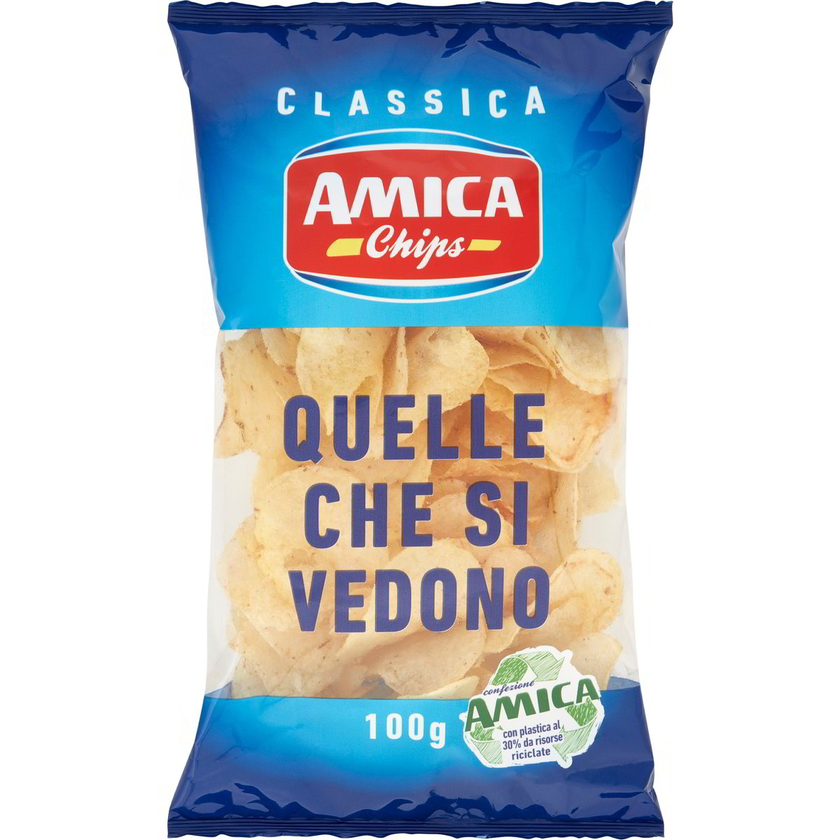 Patatine classiche quelle che si vedono AMICA CHIPS 100 G - Coop Shop