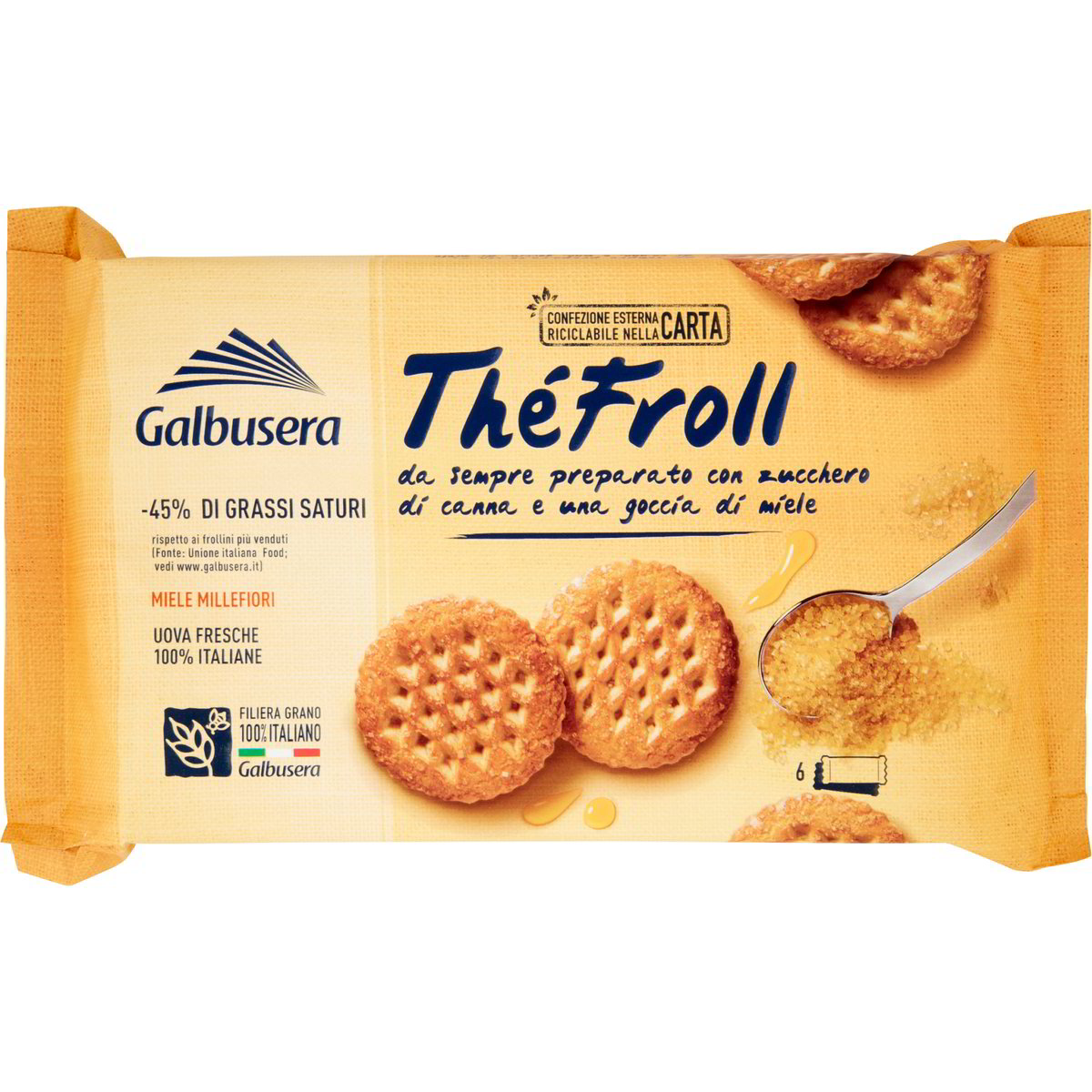 Biscotti the froll GALBUSERA 6 X 66,6 G - Coop Shop