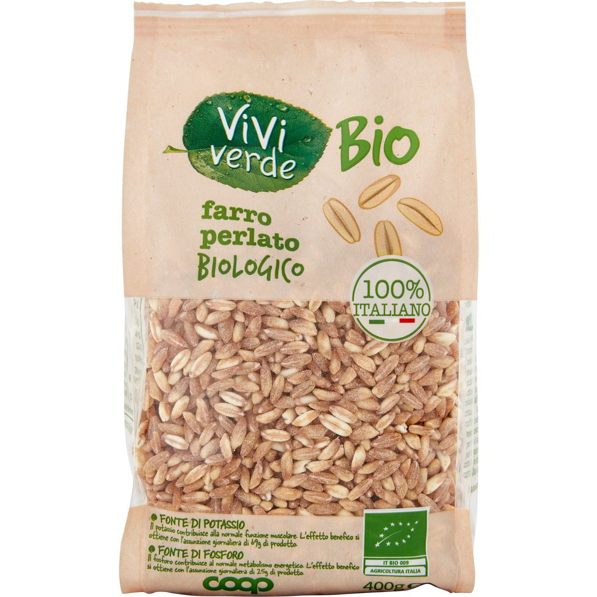 Farro perlato COOP - VIVI VERDE 400 G - Coop Shop