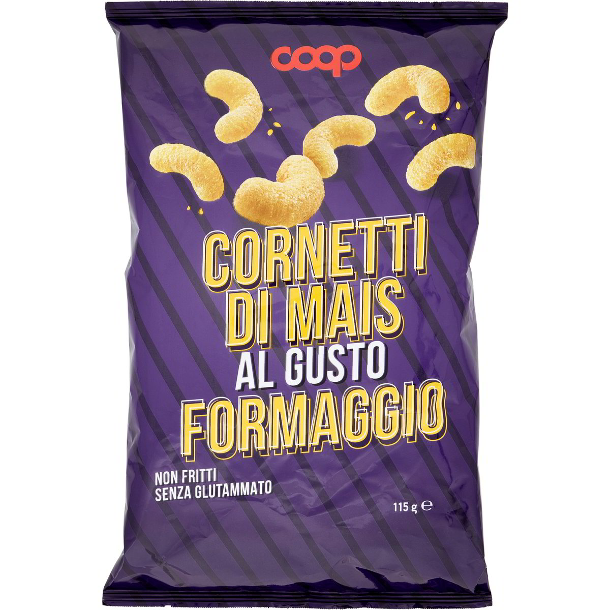 Patatine di mais cornetti al formaggio COOP 115 G - Coop Shop