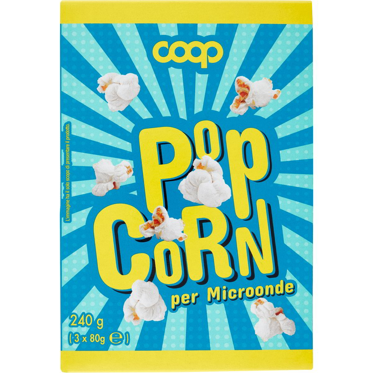 Pop corn per microonde COOP 3 X 80 G - Coop Shop