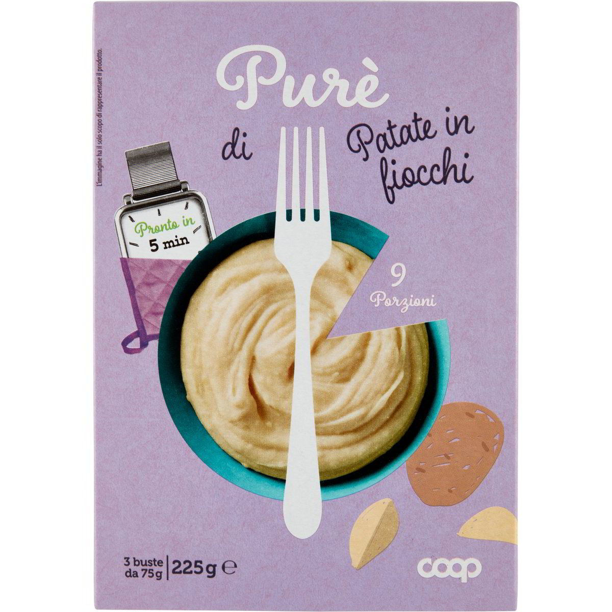 Purè preparato COOP 3 X 75 G - Coop Shop