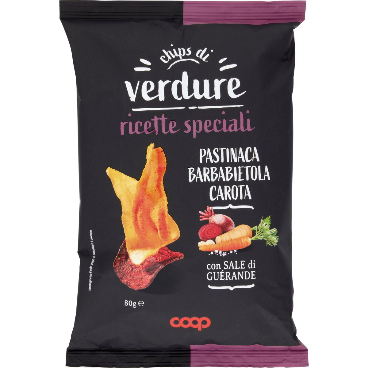 Patatine chips di verdure ricette speciali COOP 80 G - Coop Shop