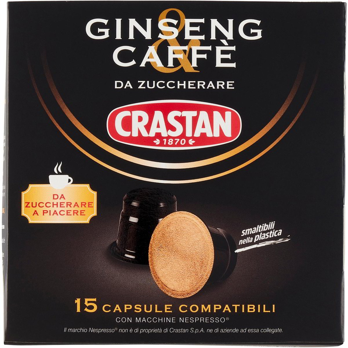 Capsule caffè al ginseng x15 CRASTAN - NESPRESSO 50 G - Coop Shop