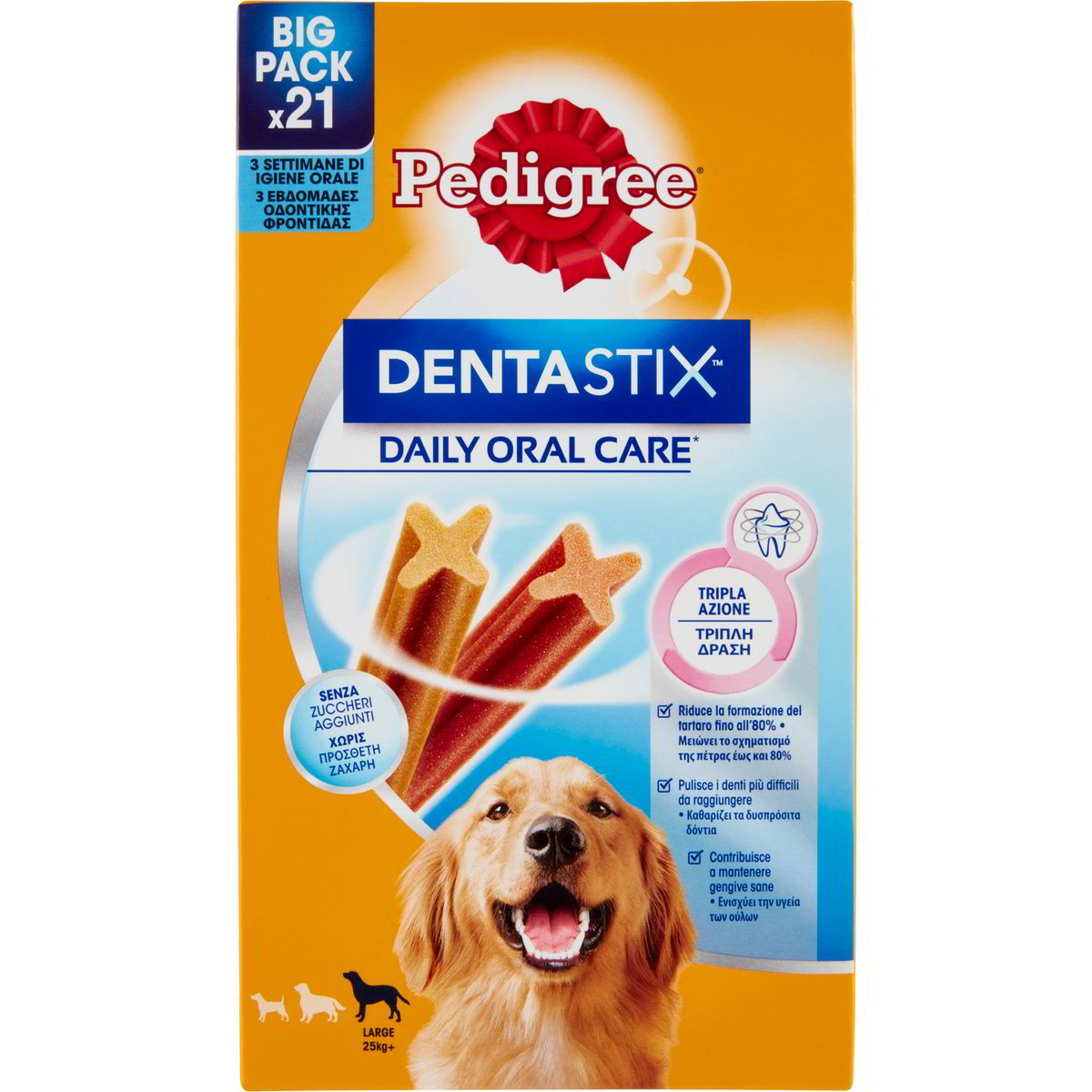 Snack per cani dentastix large x21 PEDIGREE 810 G - Coop Shop