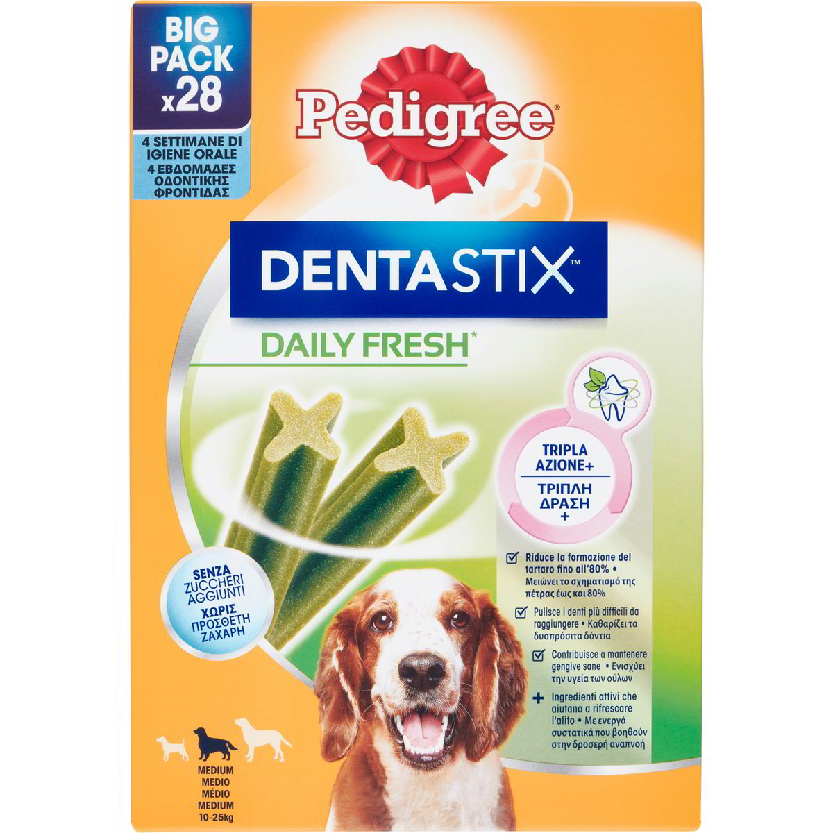 Snack per cani dentastix fresh medium x28 PEDIGREE 720 G - Coop Shop