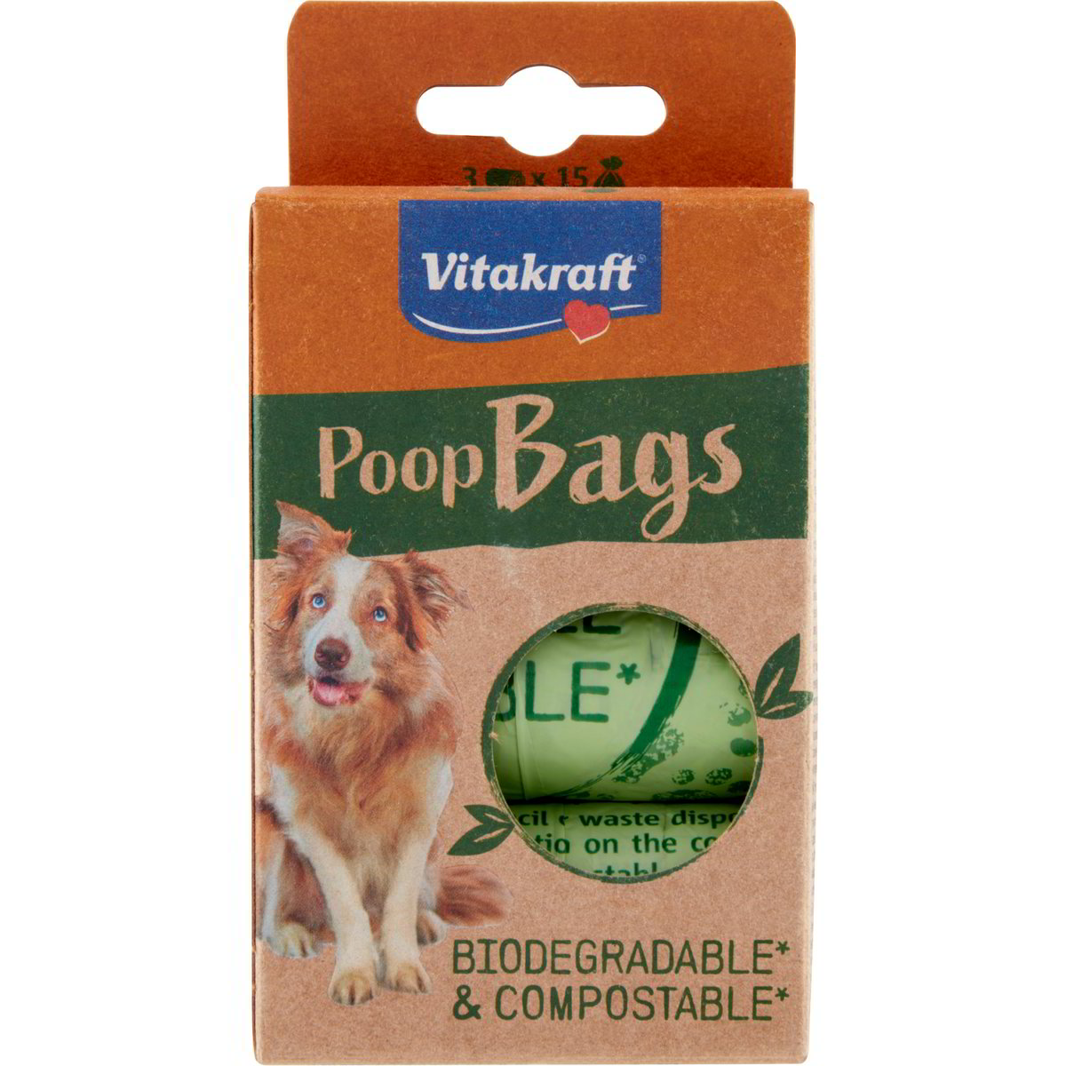 Sacchetti raccogli feci biodegradabili 3x15 pz VITAKRAFT 1 PZ - Coop Shop