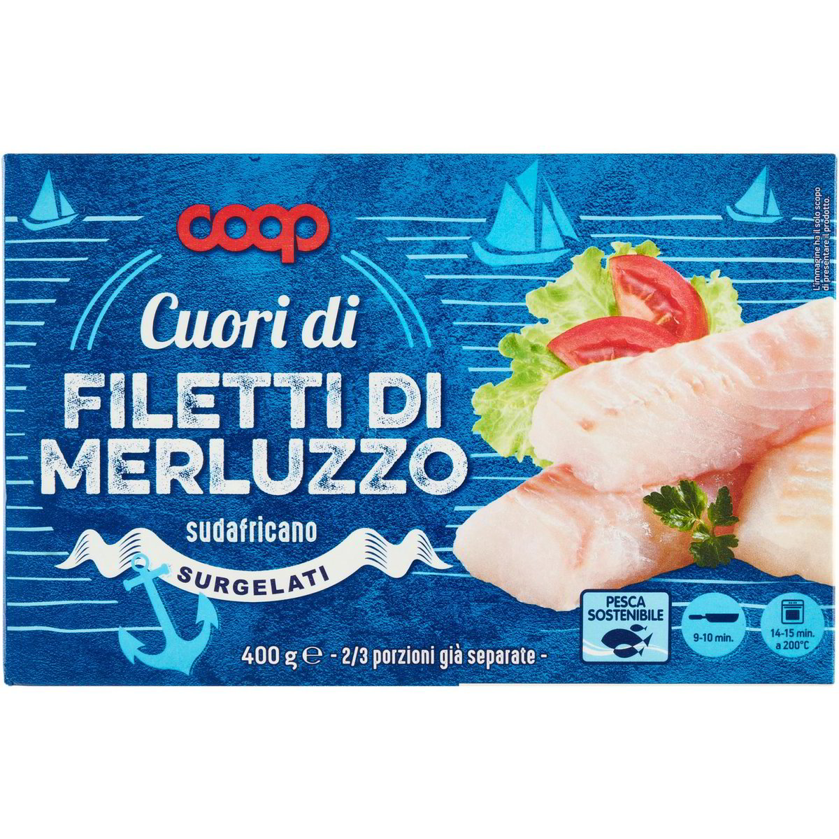 Merluzzo cuori di filetti COOP 400 G - Coop Shop