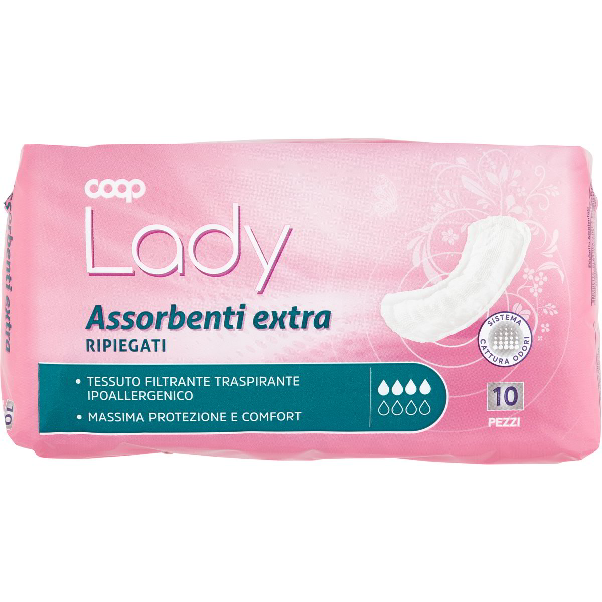 Assorbenti extra ripiegati x10 COOP 1 PZ - Coop Shop