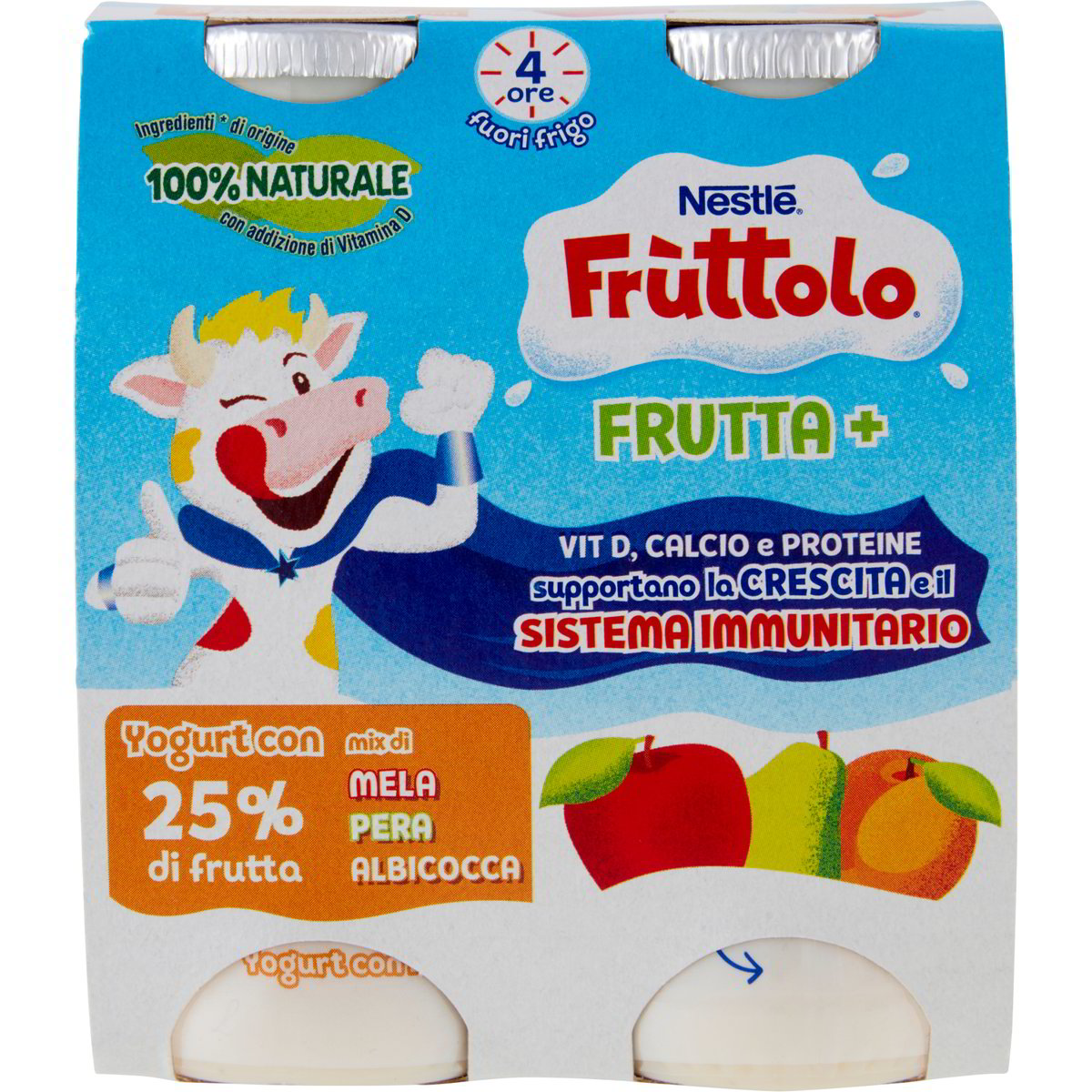 Fruttolo mix mela/pera/albicocca x4 FRUTTOLO 4 X 90 G - Coop Shop