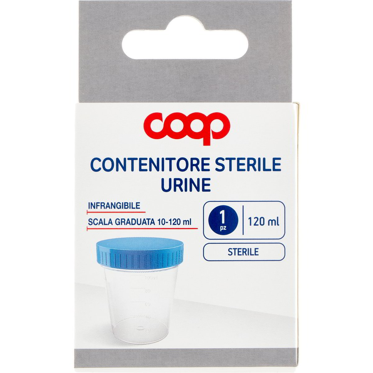 Contenitore sterile per urine 120 ml COOP 1 PZ - Coop Shop