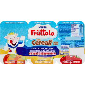 Fruttolo con cereali fragola albicocca banana NESTLÈ 6 X 50 G - Coop Shop