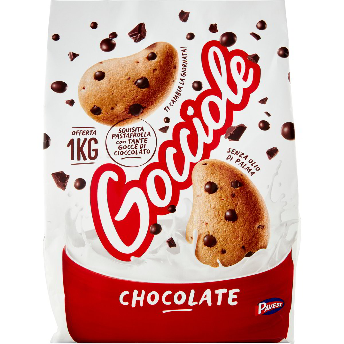 Biscotti gocciole chocolate PAVESI 1000 G - Coop Shop