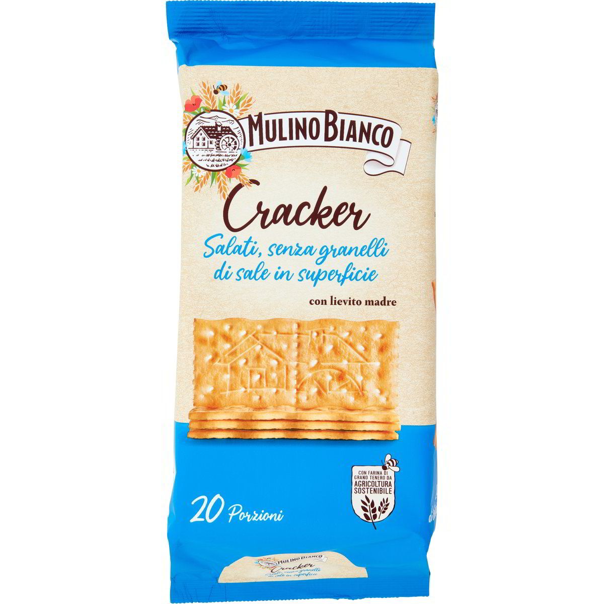 Crackers salati sfoglia di grano no granelli sale MULINO BIANCO 500 G ...