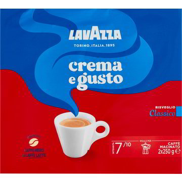 Caffè macinato crema e gusto classico LAVAZZA 2 X 250 G - Coop Shop