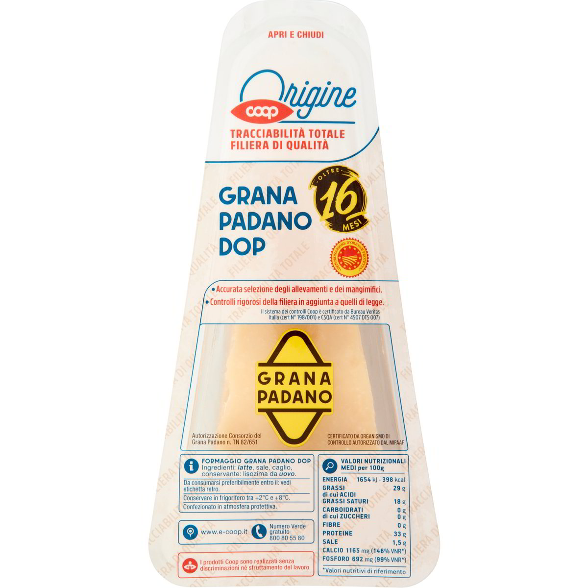 Grana padano dop oltre 16 mesi COOP - ORIGINE 400 G - Coop Shop Grana padano dop oltre 16 mesi COOP - ORIGINE 400 G - Coop Shop