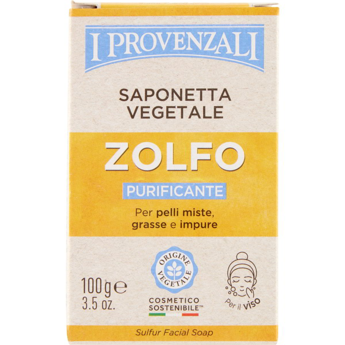 Sapone solido purificante allo zolfo pelli miste I PROVENZALI 100 G ...