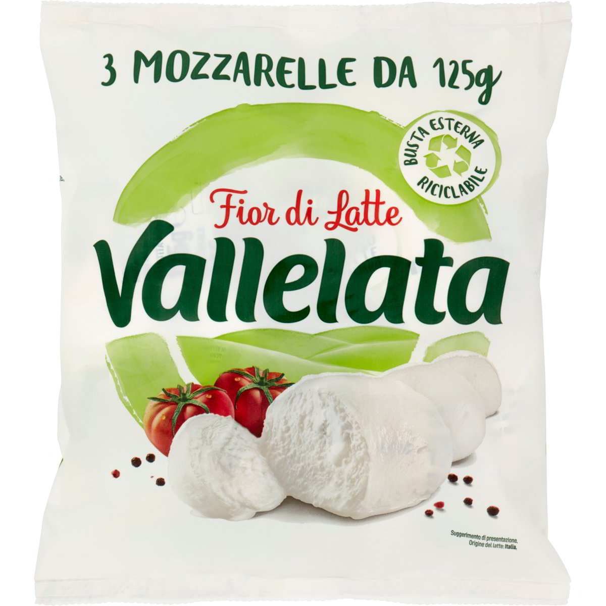 Mozzarella VALLELATA 3 X 125 G - Coop Shop