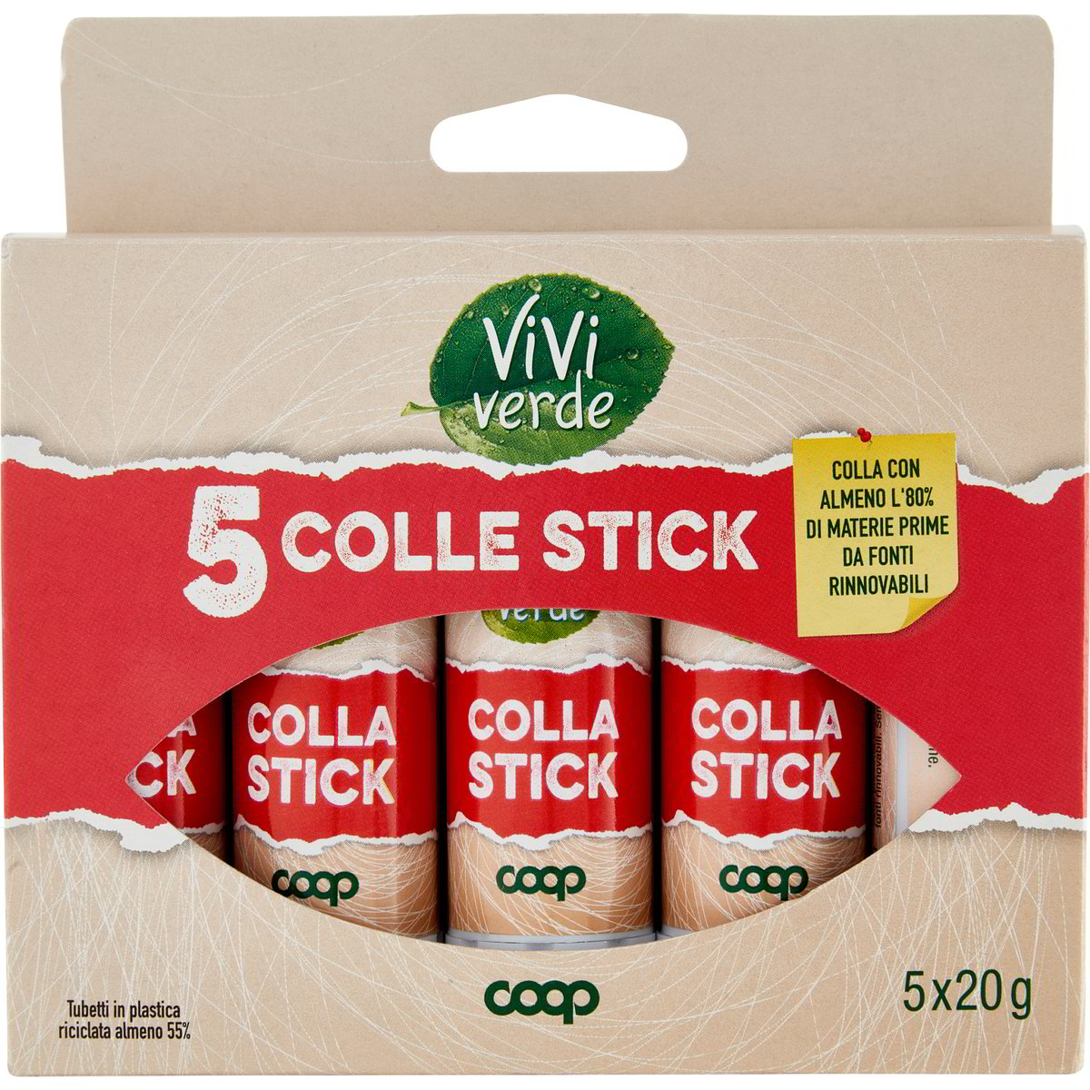 Colla stick x5 COOP - VIVI VERDE 1 PZ - Coop Shop