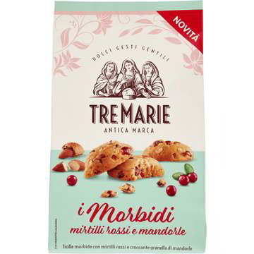Biscotti mirtilli rossi e mandorle i morbidi TRE MARIE 300 G - Coop Shop