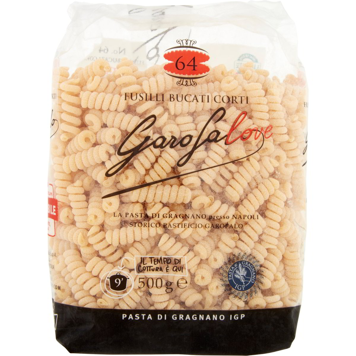 Fusilli bucati corti n.64 GAROFALO 500 G - Coop Shop