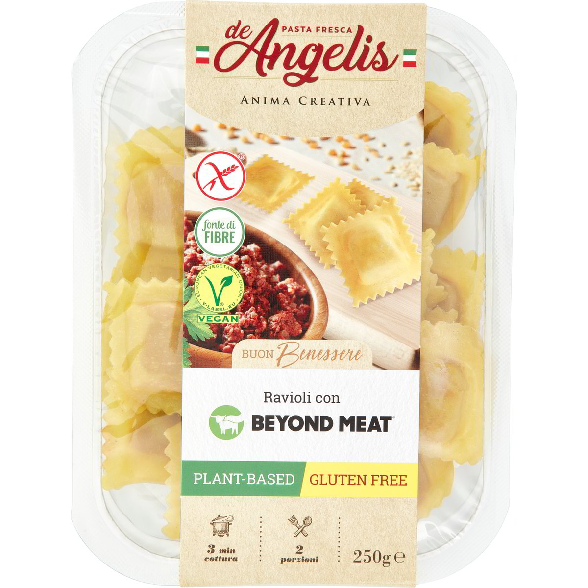Ravioli ripieni vegani beyond meat DE ANGELIS 250 G - Coop Shop