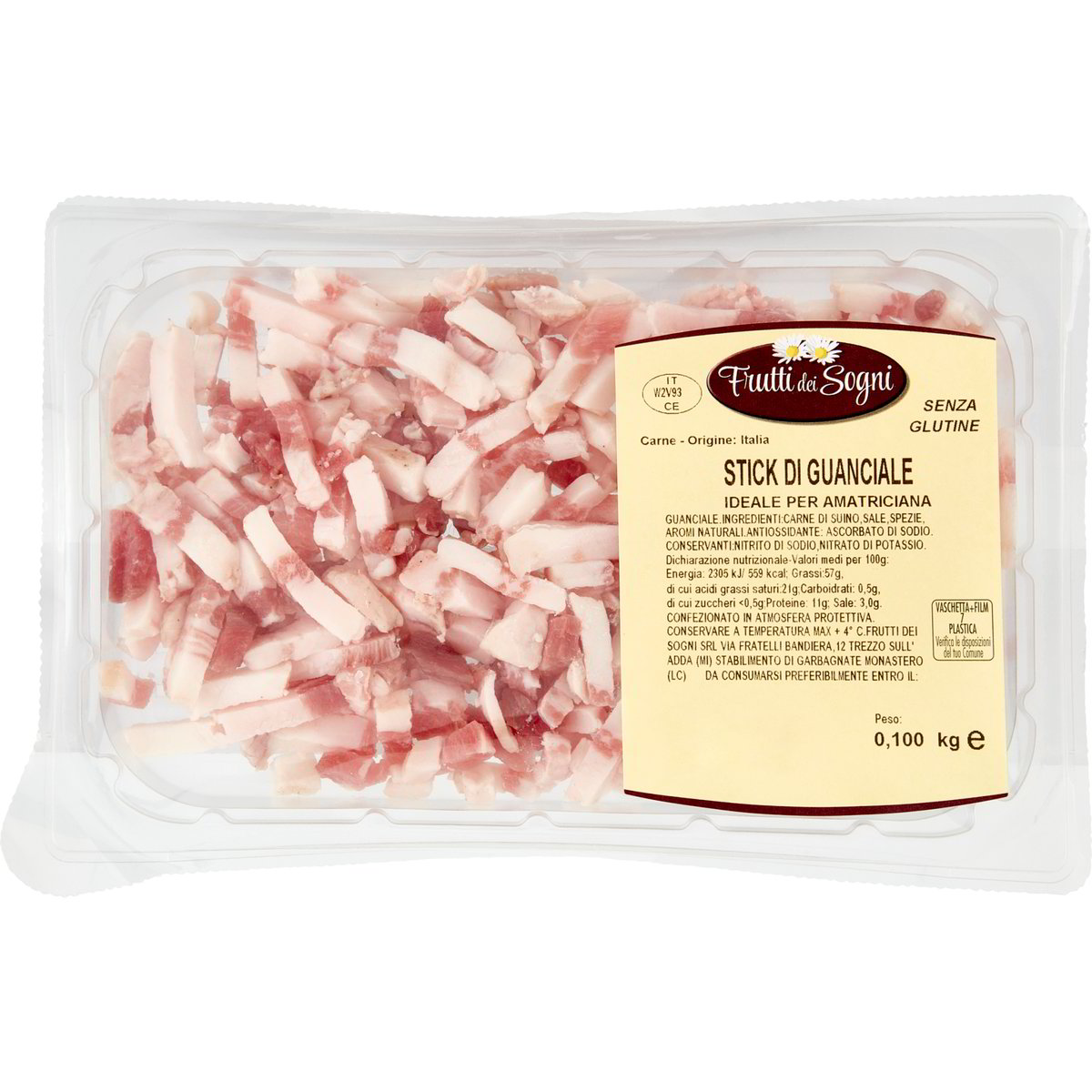 Guanciale in stick FRUTTI DEI SOGNI 100 G - Coop Shop