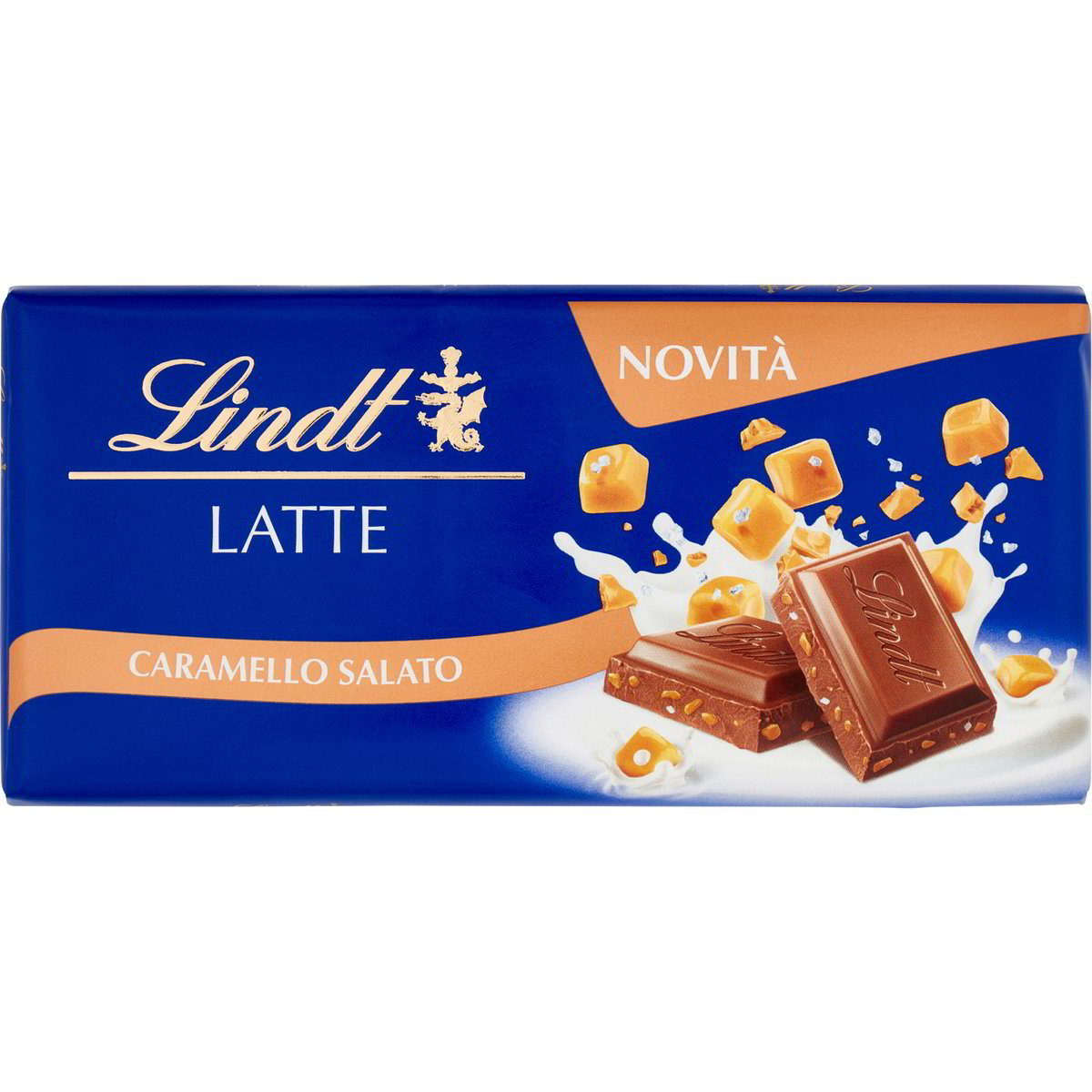 Tavoletta cioccolato al latte con caramello salato LINDT 100 G - Coop Shop