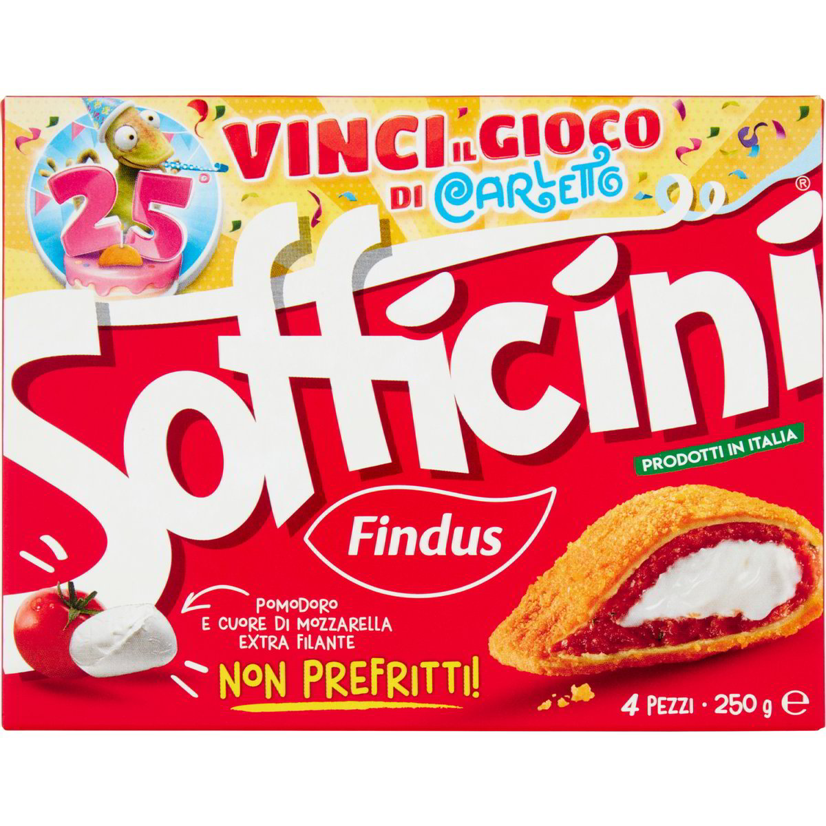 Sofficini pomodoro più e mozzarella x4 FINDUS 250 G - Coop Shop
