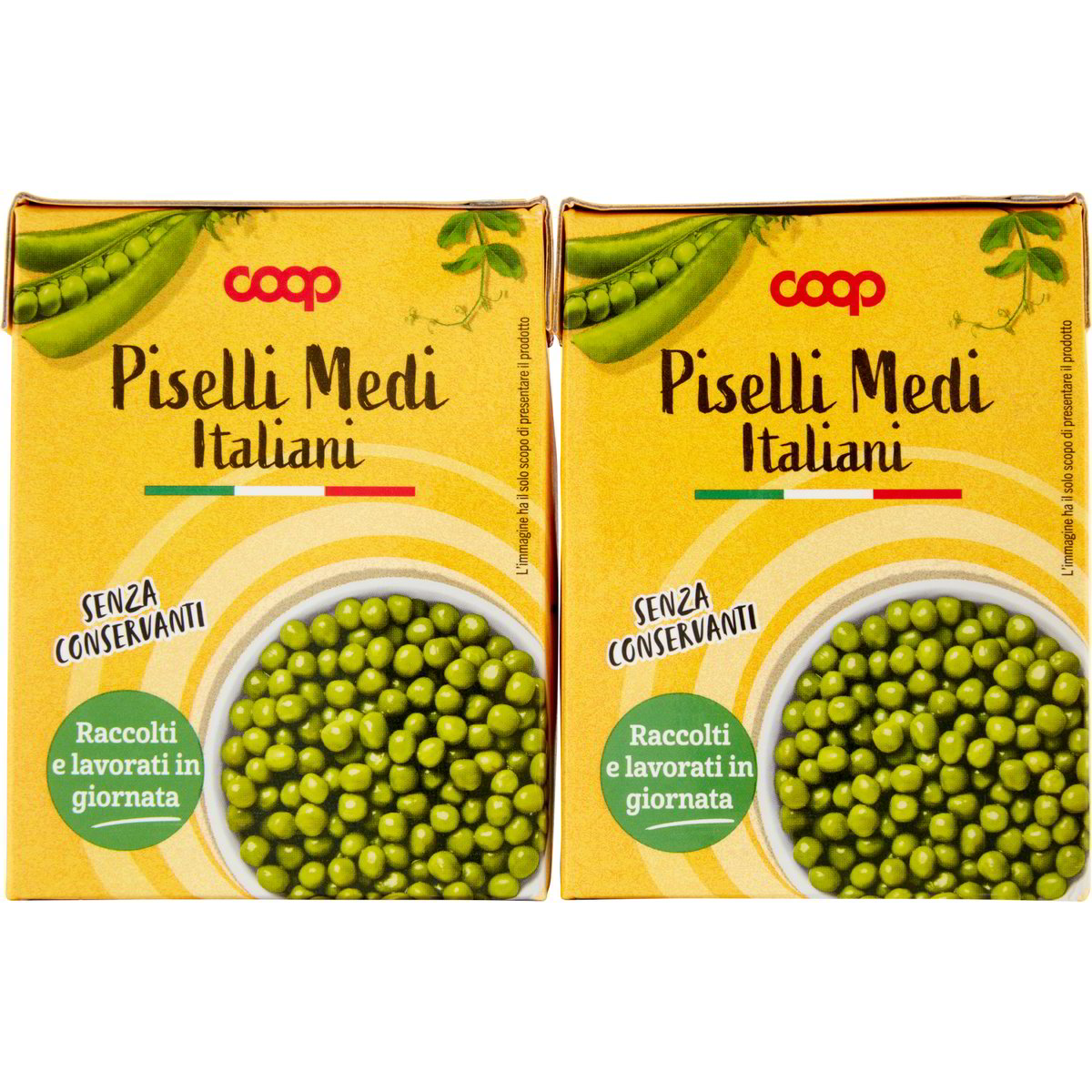 Piselli medi COOP 2 X 380 G - Coop Shop
