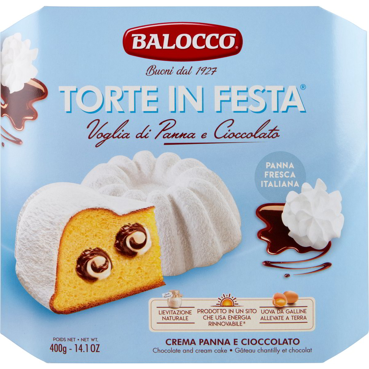 Torta di panna e cioccolato BALOCCO 400 G - Coop Shop