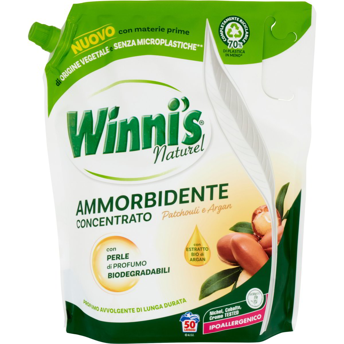 Ammorbidente concentrato patchouli/argan x50 WINNI'S 1250 ML - Coop Shop