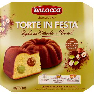 Torta in festa voglia di pistacchio e nocciola BALOCCO 400 G - Coop Shop