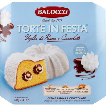 Torta di panna e cioccolato BALOCCO 400 G - Coop Shop