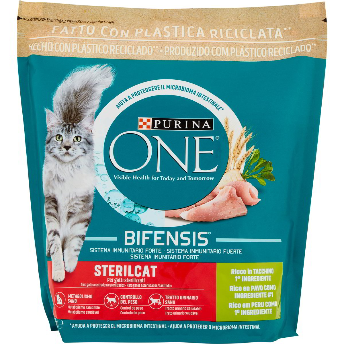 Crocchette per gatto sterilizzati al tacchino PURINA ONE 1500 G - Coop Shop