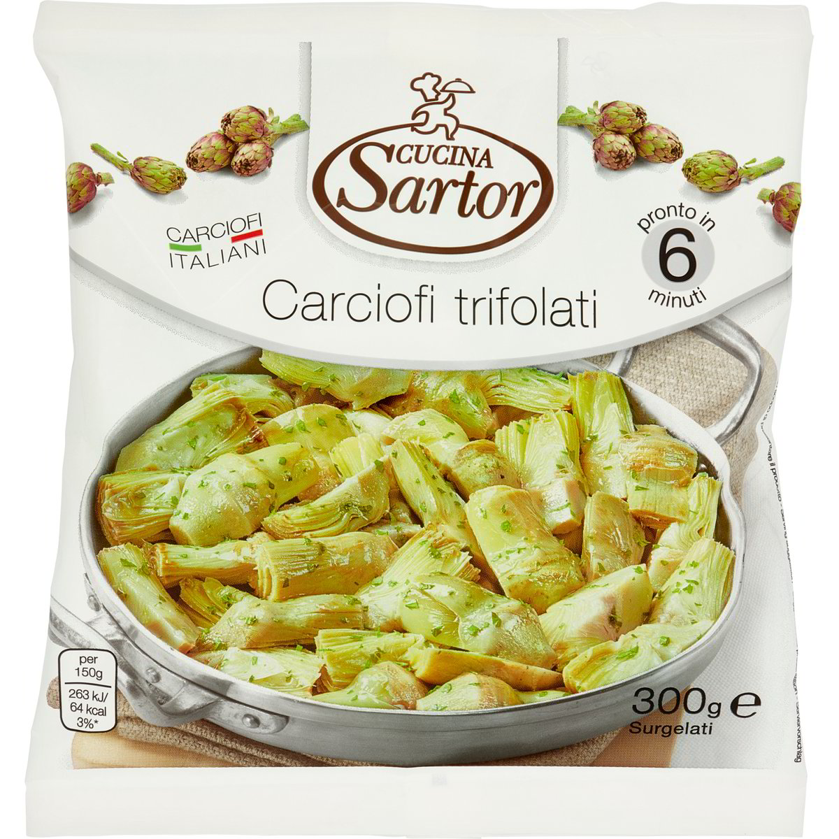 Carciofi trifolati CUCINA SARTOR 300 G - Coop Shop