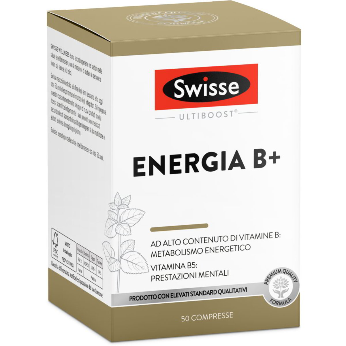 Integratore alimentare energetico b+ x50 SWISSE 1 PZ - Coop Shop