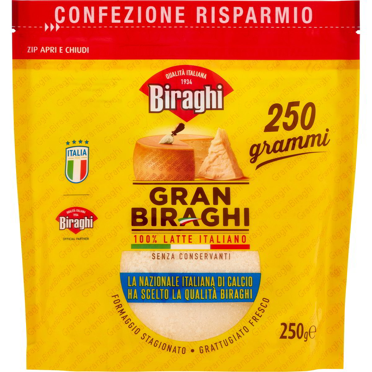 Formaggio grattugiato BIRAGHI 250 G - Coop Shop