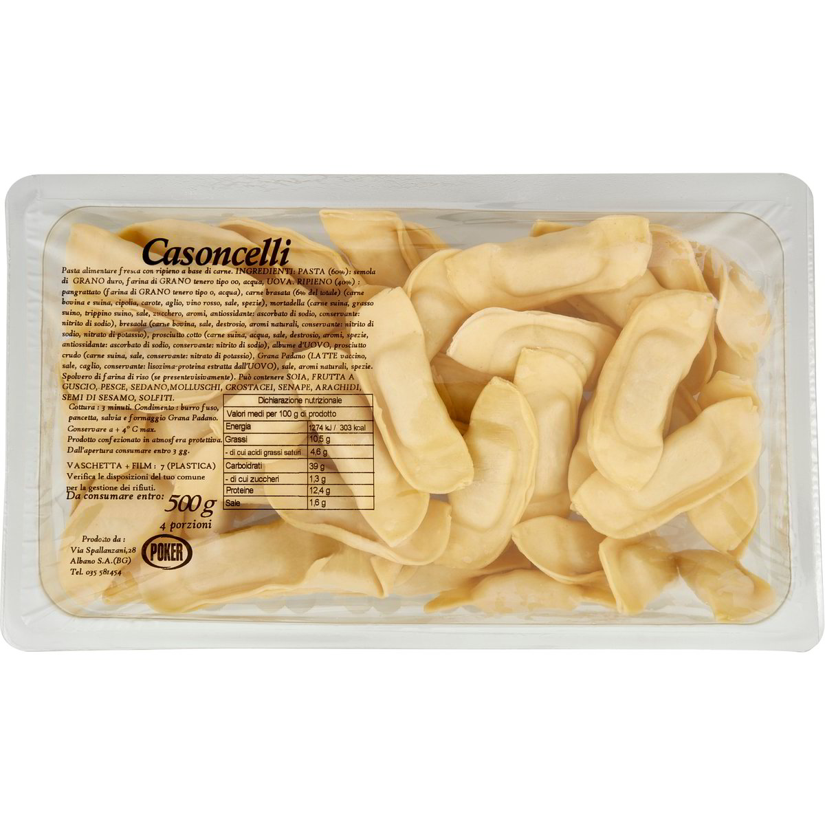 Casoncelli alla carne POKER 500 G - Coop Shop