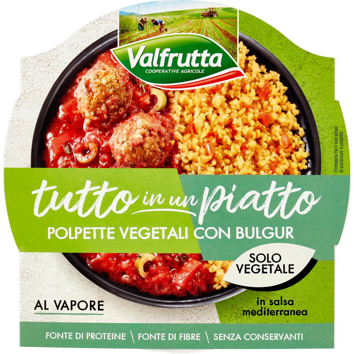 Polpette vegetali con bulgur in salsa mediterranea VALFRUTTA 280 G ...