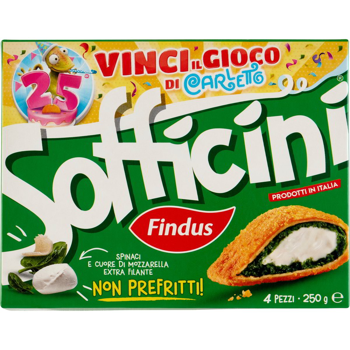 Sofficini spinaci più e mozzarella x4 FINDUS 250 G - Coop Shop