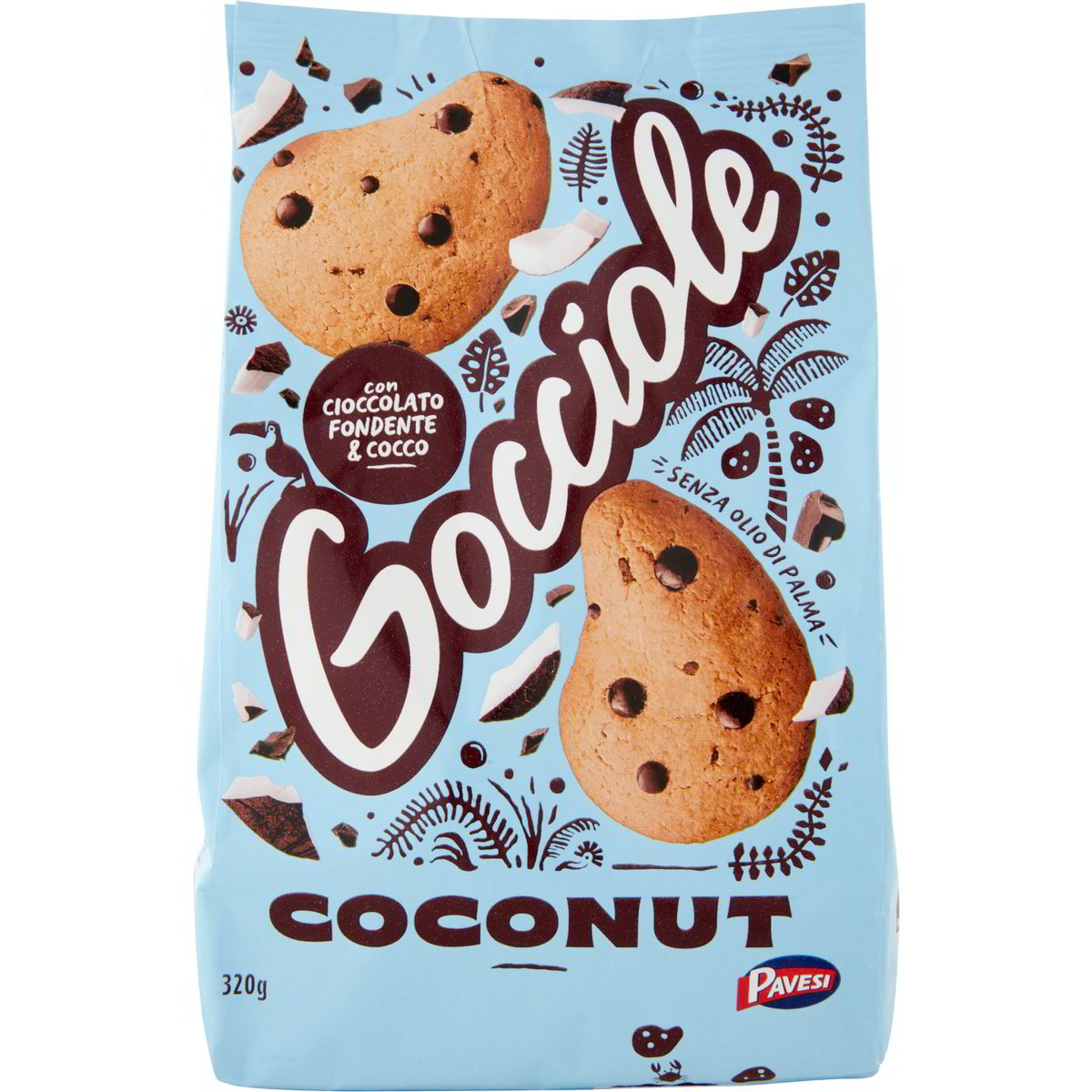 Gocciole coconut con cioccolato fondente e cocco PAVESI 320 G - Coop Shop