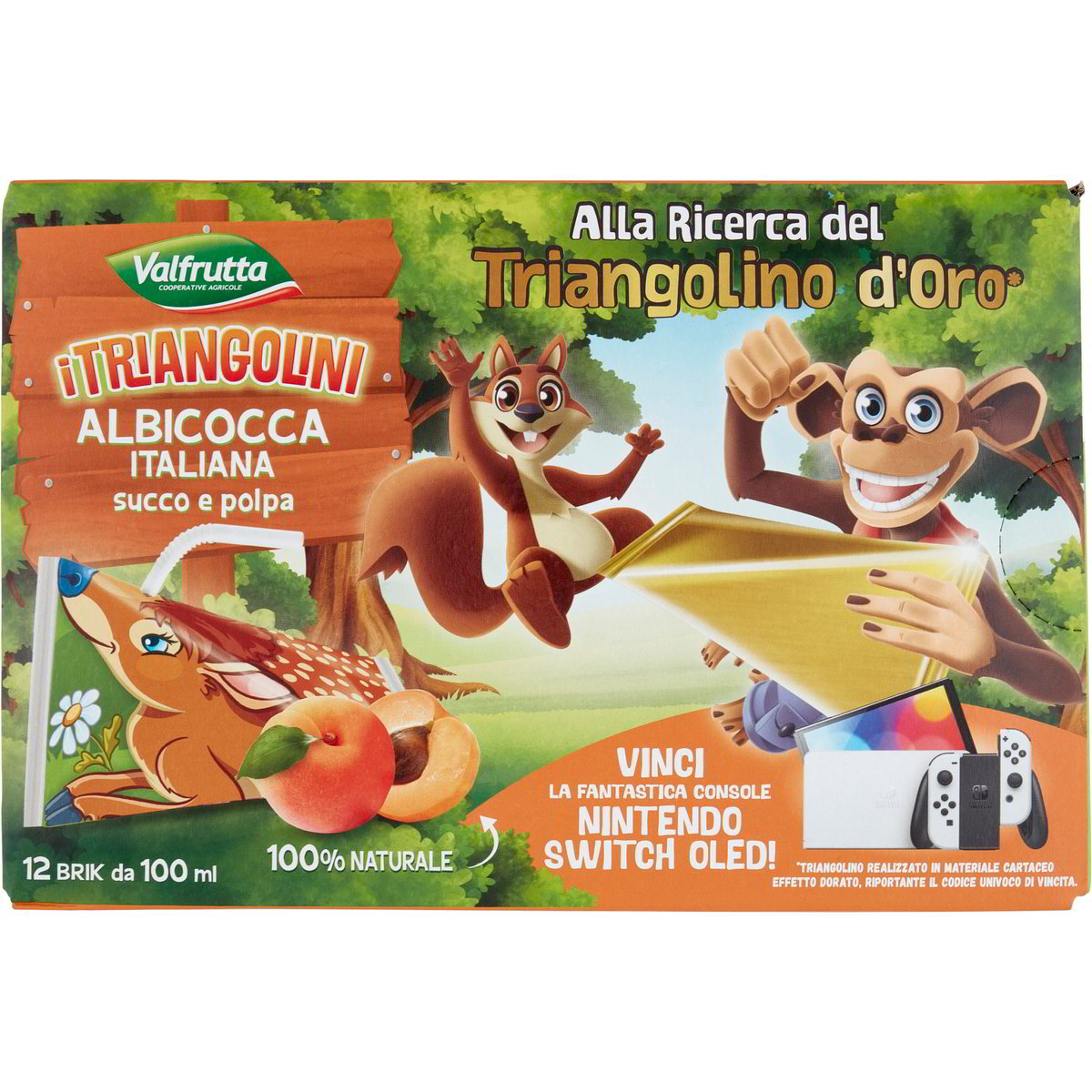 Nettare di albicocca VALFRUTTA 10 X 100 ML - Coop Shop