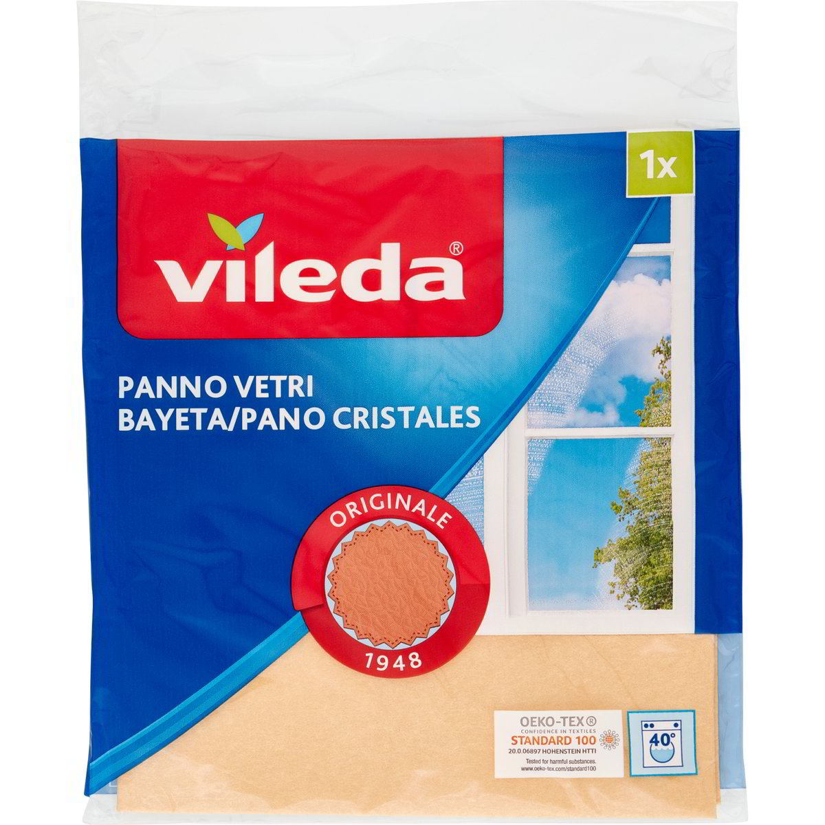 Panno vetri cm 40 x 36 VILEDA 1 PZ - Coop Shop
