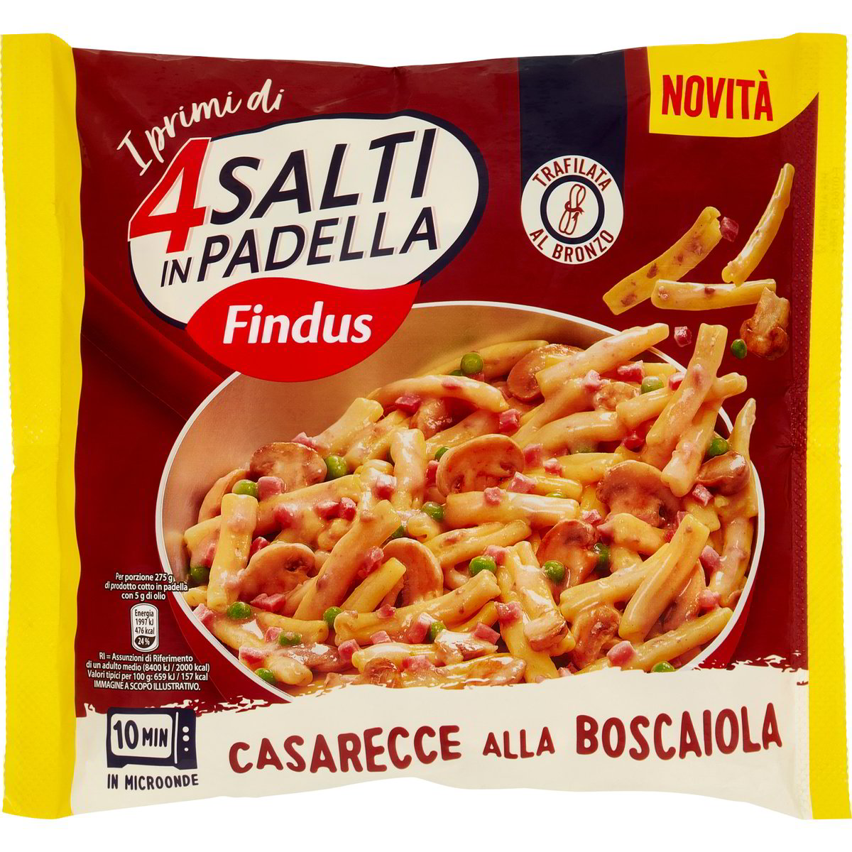 Caserecce alla boscaiola 4 salti in padella FINDUS 550 G - Coop Shop