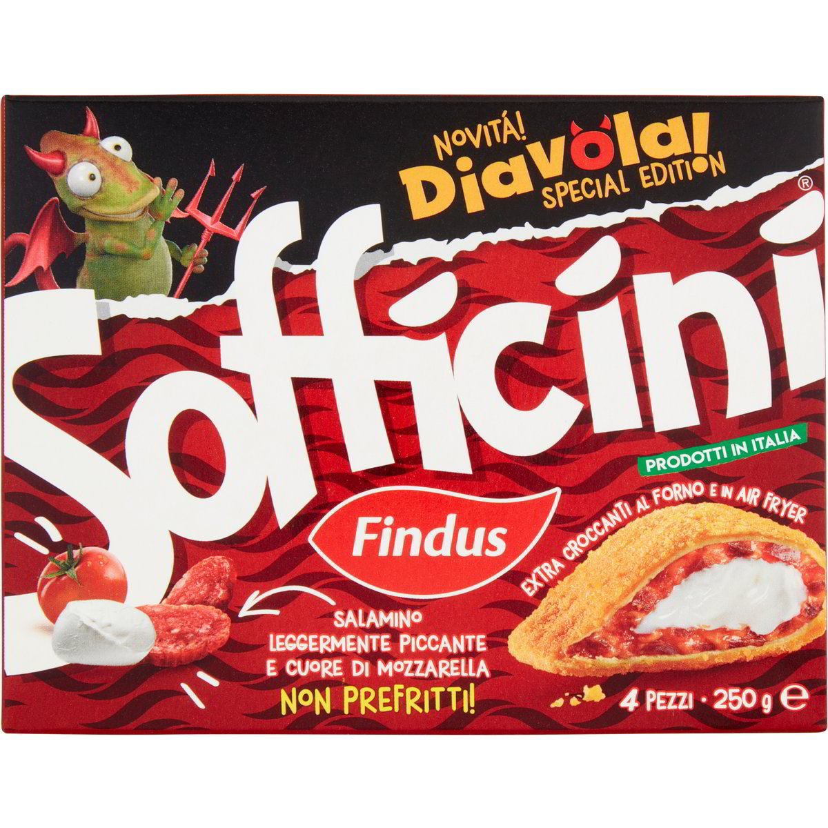 Sofficini salamino piccante e mozzarella x4 FINDUS 250 G - Coop Shop